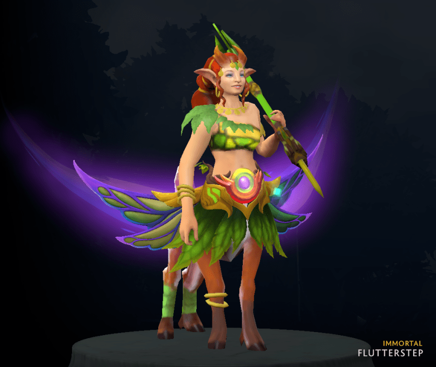 DOTA 2 – Battle Pass 2022 – Enchantress – Flutterstep – Bogy Game Center V2.0