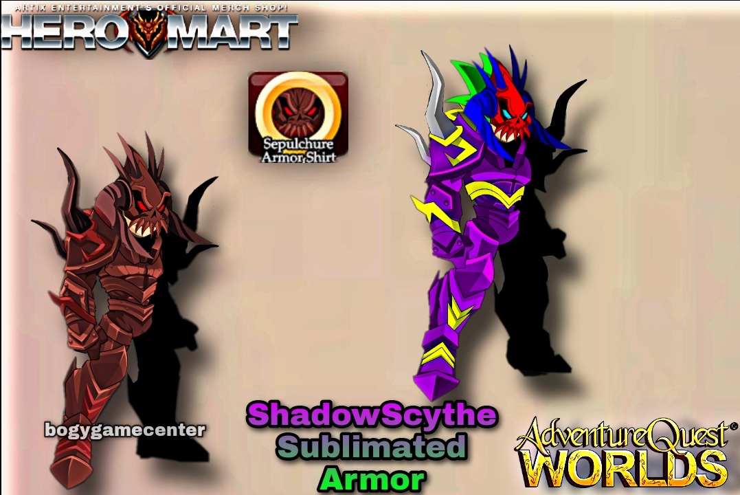 AQW - DoomKnight Sublimated Armor (Rare) | Bogy Game Center V2.0