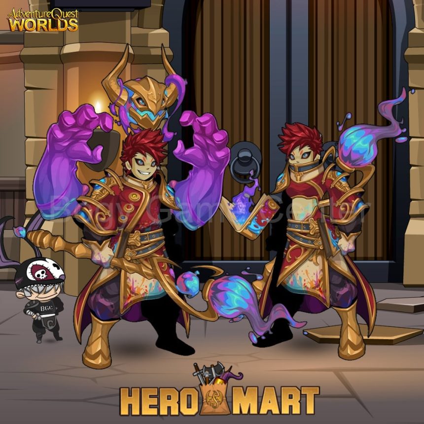 AQW – Coloring Book of Lore Coloring Book – Paintbender Battlemage ...