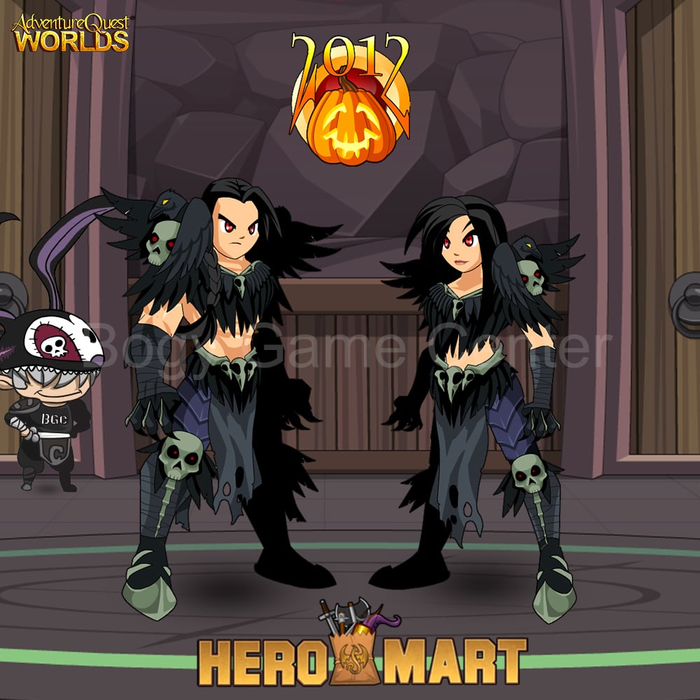 AQW – NeverMore Haunted 2012 (Seasonal Rare) – Bogy Game Center V2.0