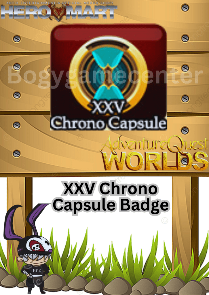 AQW – XXV Chrono Capsule Badge – Bogy Game Center V2.0