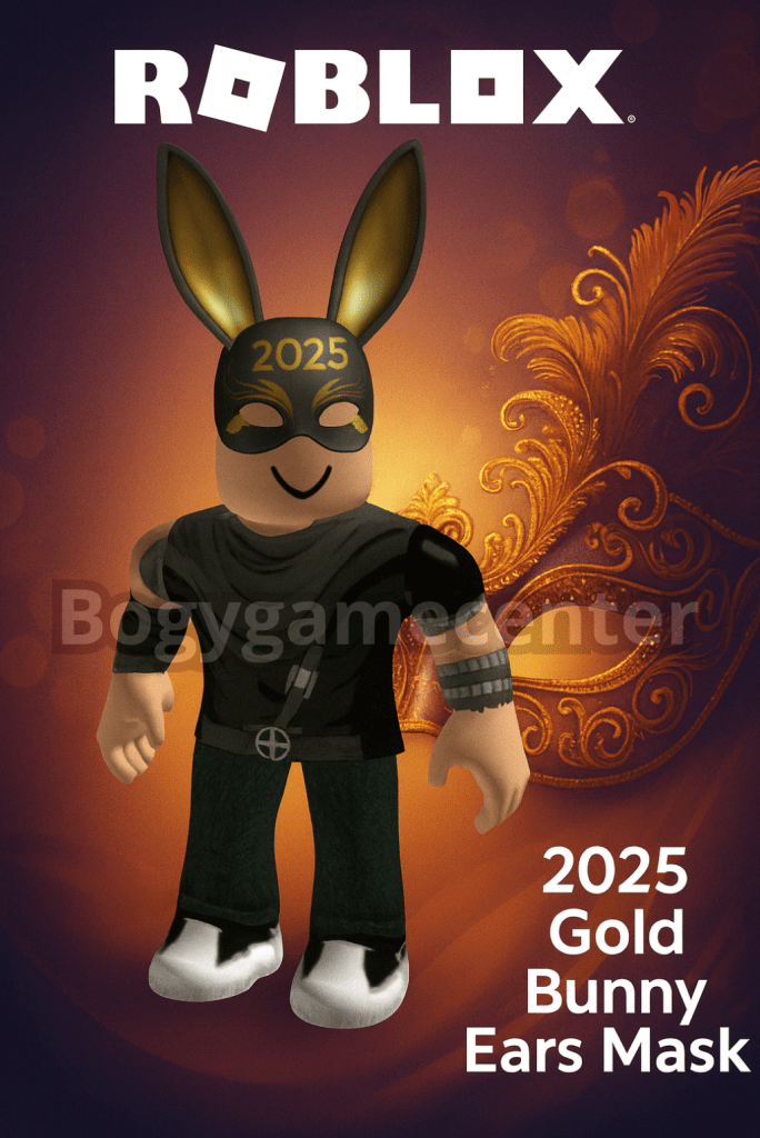 Roblox – 2025 Gold Bunny Mask (Series Gift Card Bonus Item Roblox ...