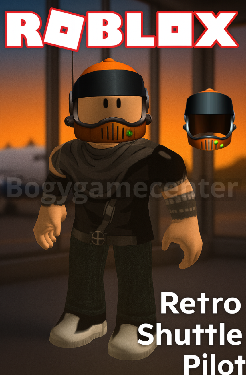Roblox – Retro Shuttle Pilot (Hat) (Normal Rated) (Series 7 Pinewood ...